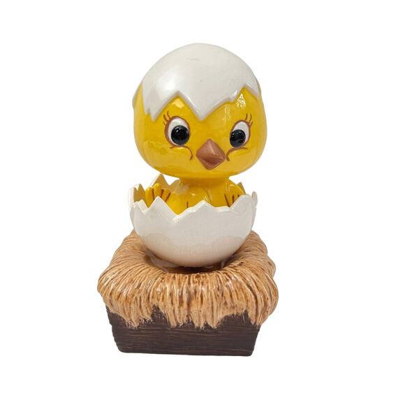 Unbranded | Accents | Vintage Music Box Ceramic Hatching Chicken ...